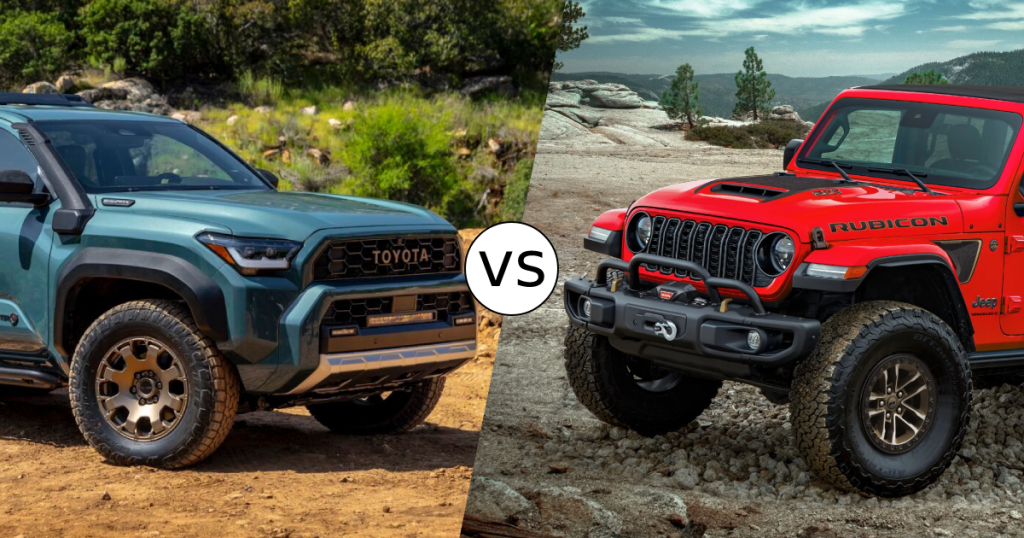 2025 Toyota 4Runner vs. 2025 Jeep Wrangler