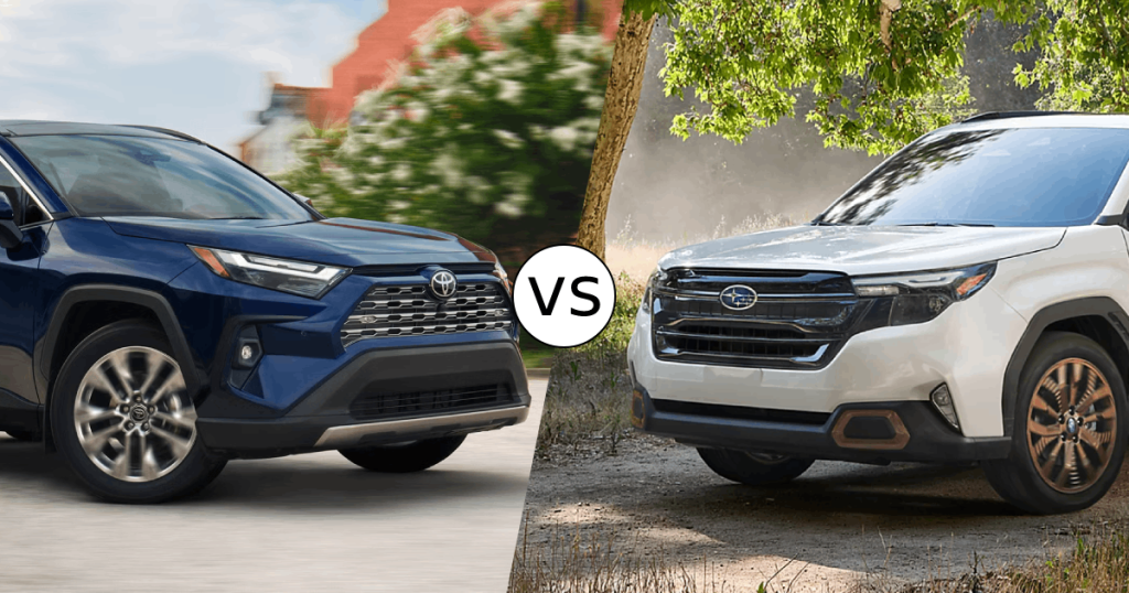 2025 Toyota RAV4 vs. Subaru Forester | Longo Toyota of Prosper