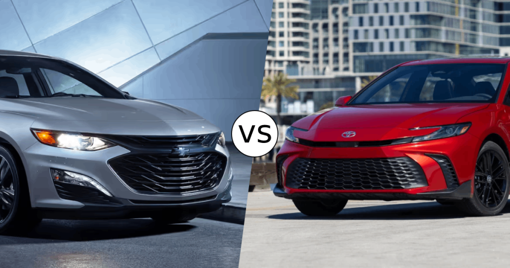 2025 Toyota Camry vs. Chevy Malibu | Longo Toyota of Prosper